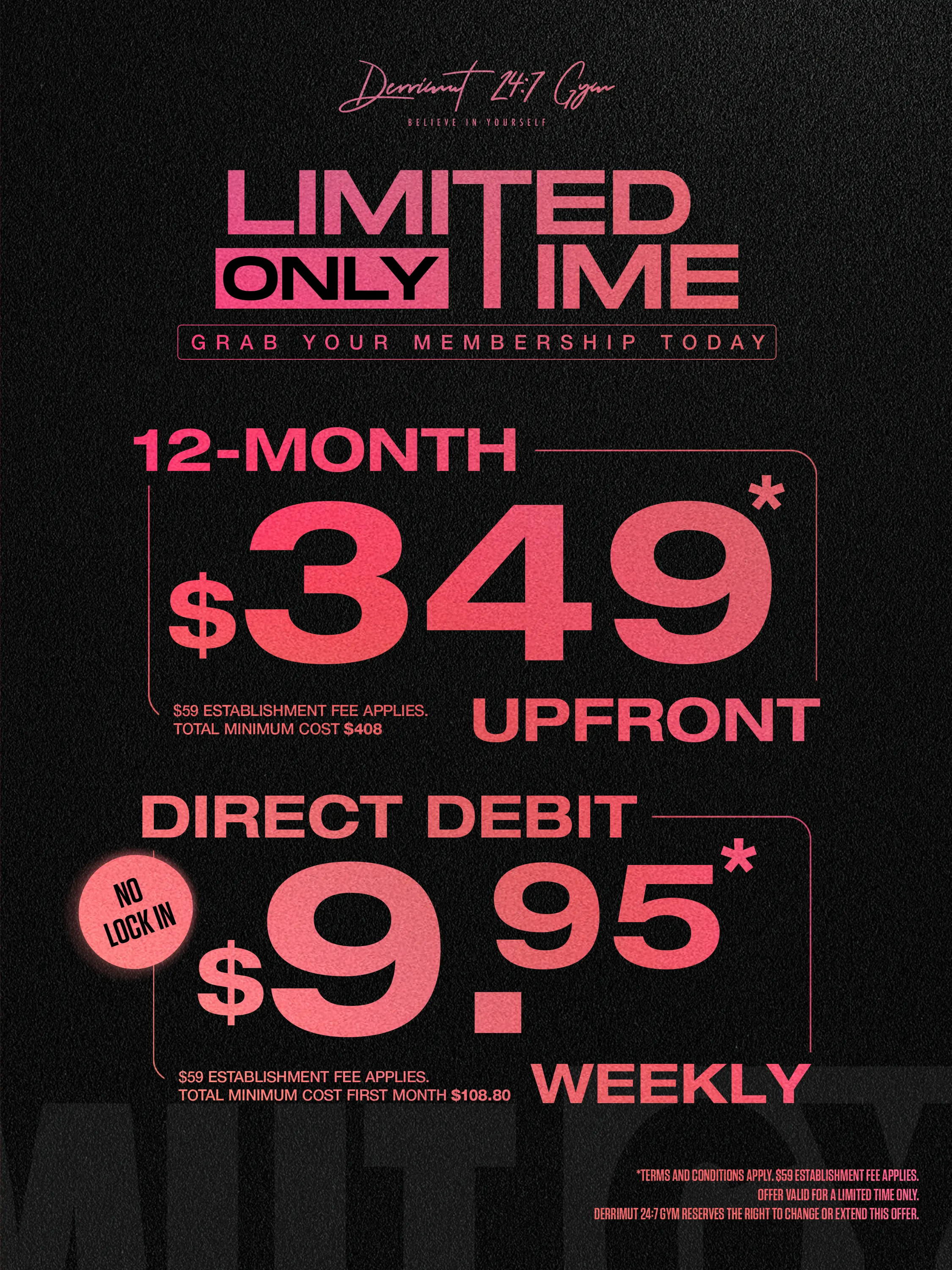 Derrimut247 Gym Memberships – Derrimut 24:7 Gym